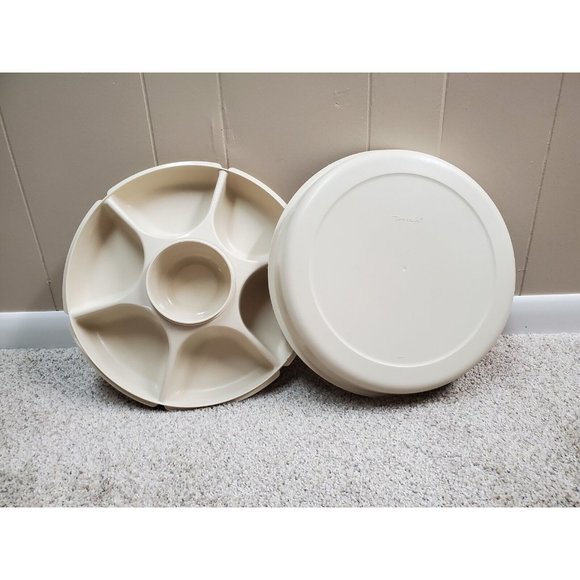 Tupperware | Kitchen | Tupperware Divided Vegetable Chipdip Serving ...